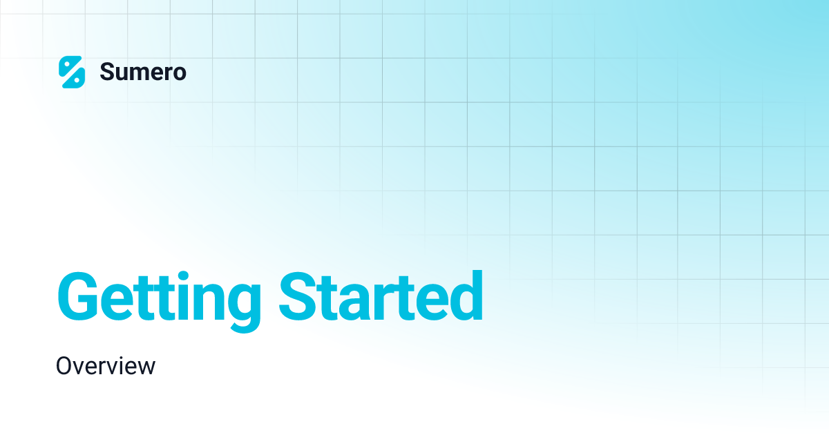 Getting Started | Sumero